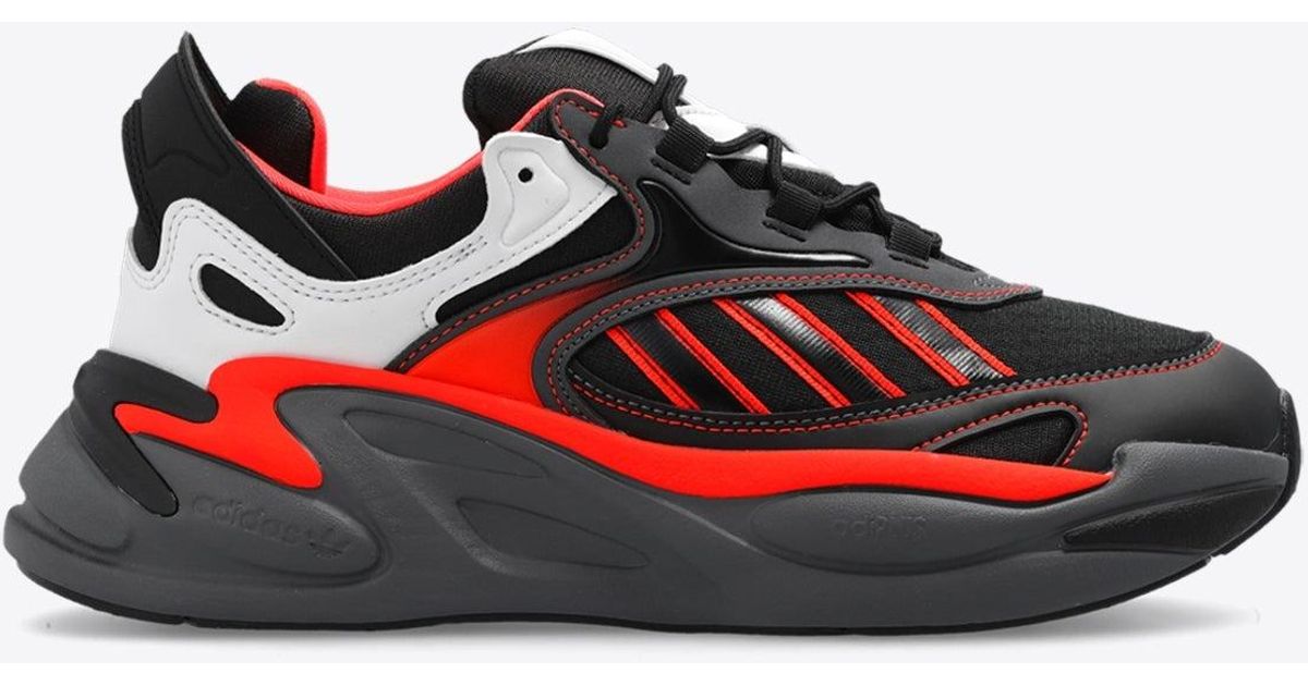 adidas Originals Ozmorph Paneled Sneakers in Red | Lyst