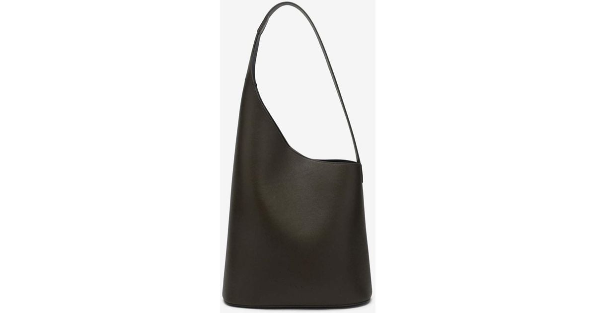 Aesther Ekme Large Lune Leather Tote Bag in Black | Lyst