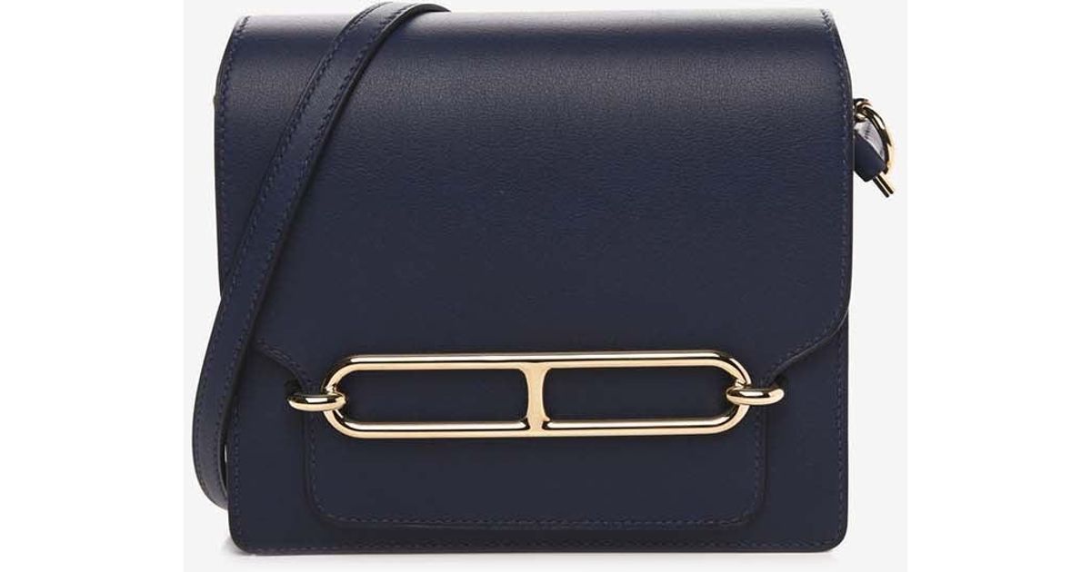 Hermès Mini Roulis 18 in Blue | Lyst