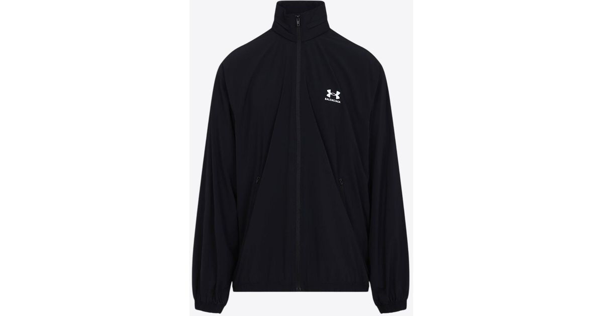 Balenciaga X Under Armour Windbreaker Jacket in Black for Men | Lyst