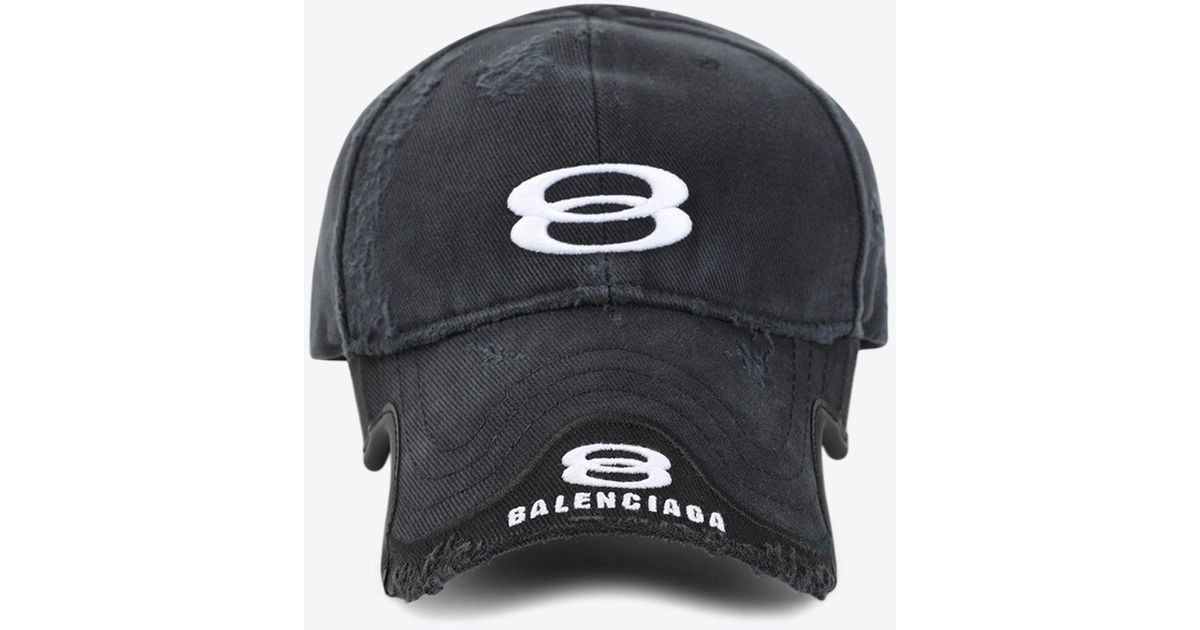 Balenciaga Double Unity Cap in Blue for Men | Lyst