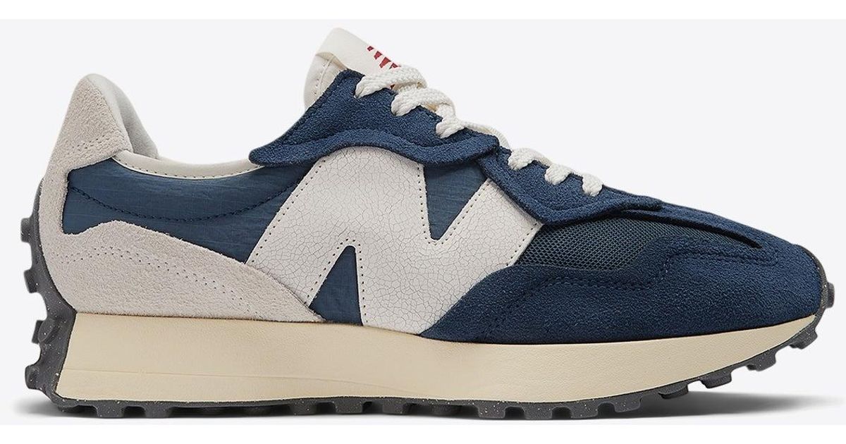 New Balance 327 Low-Top Sneakers in Blue | Lyst
