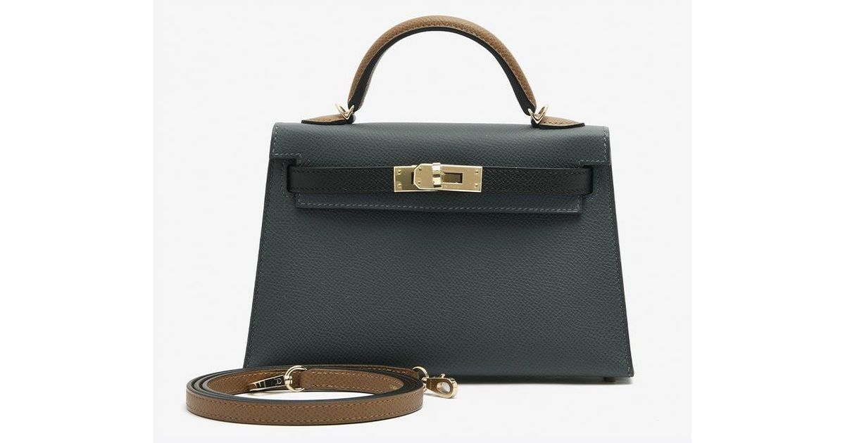 Hermès Mini Kelly 20 Sellier Tricolor | Lyst