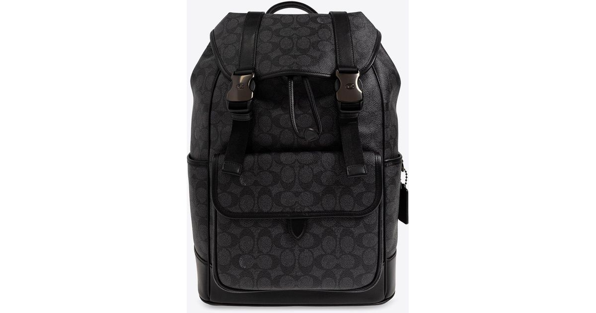 COACH League Backpack in Black for Men | Lyst