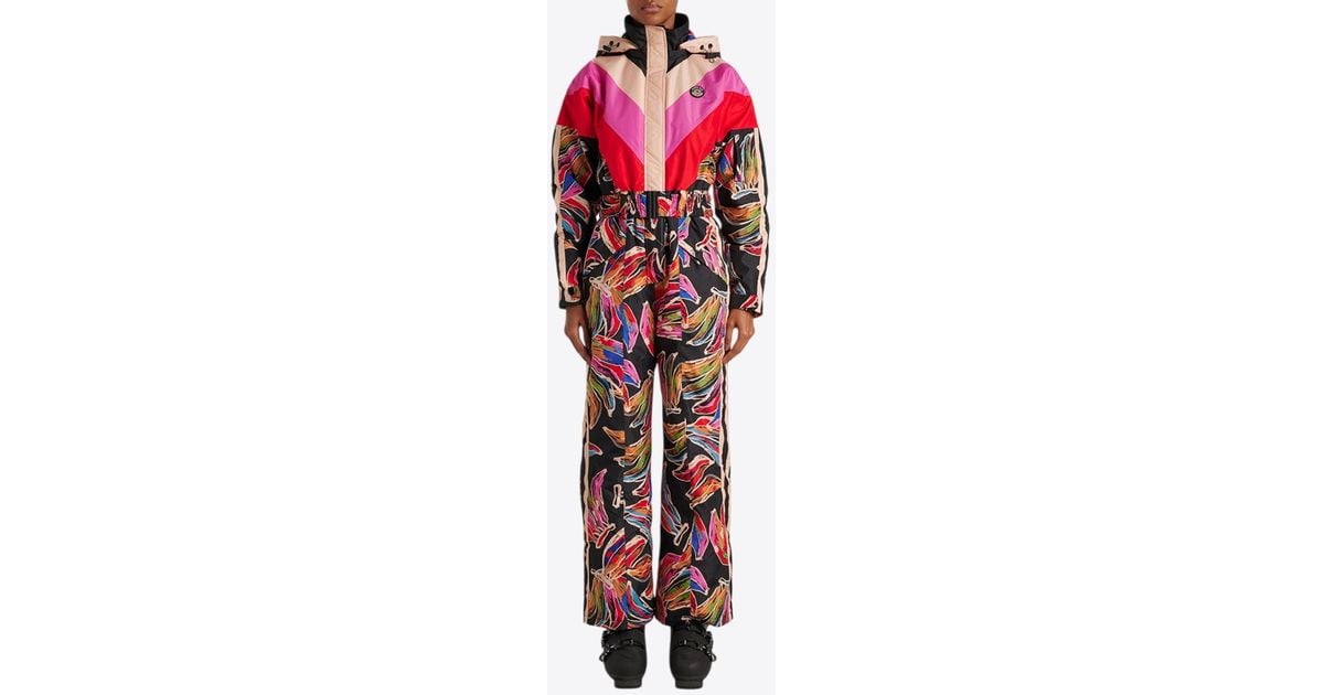 FARM Rio Artsy Banana Ski Jumpsuit in Red | Lyst