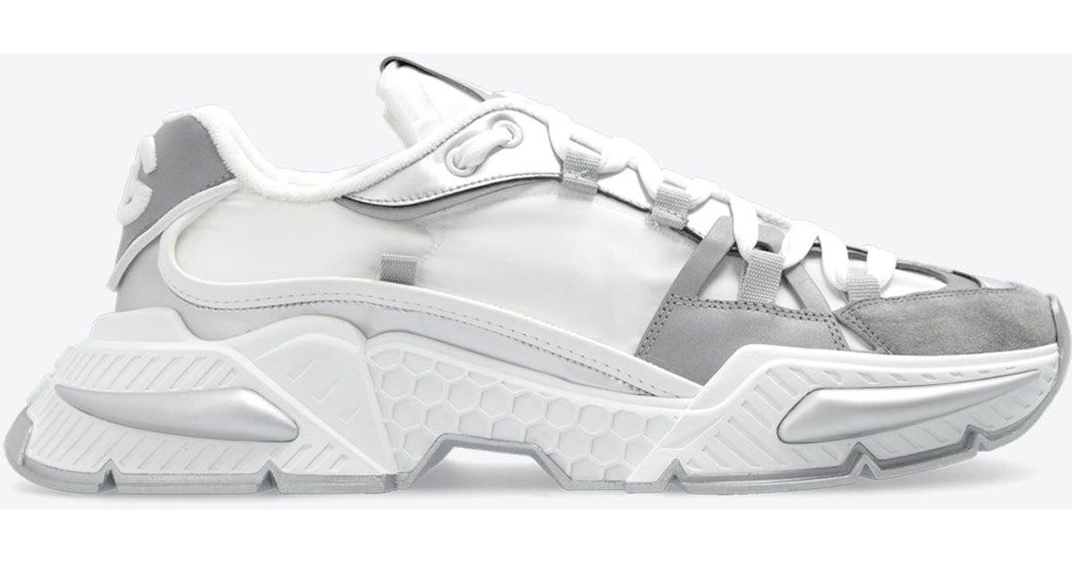 Dolce & Gabbana Airmaster Logo Chunky Sneakers in White for Men | Lyst