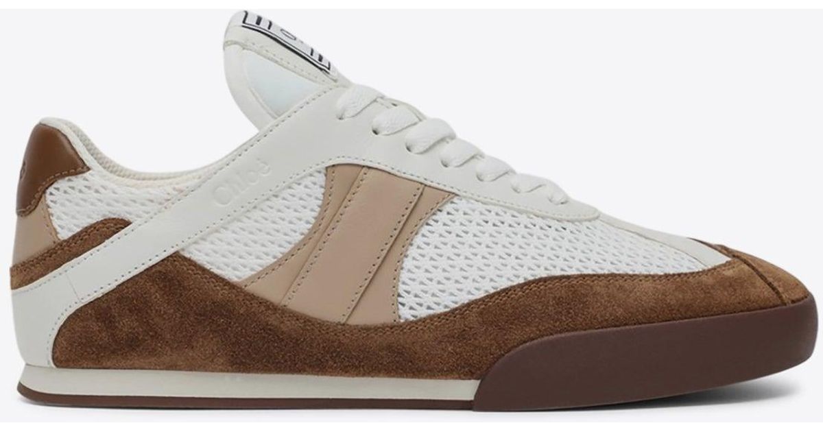 Chloé Kick Low-Top Sneakers in White | Lyst