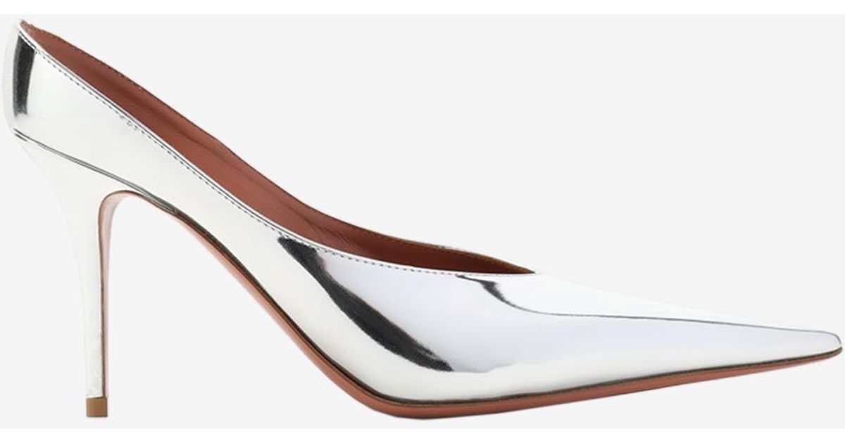 AMINA MUADDI Anok 90 Mules in White | Lyst