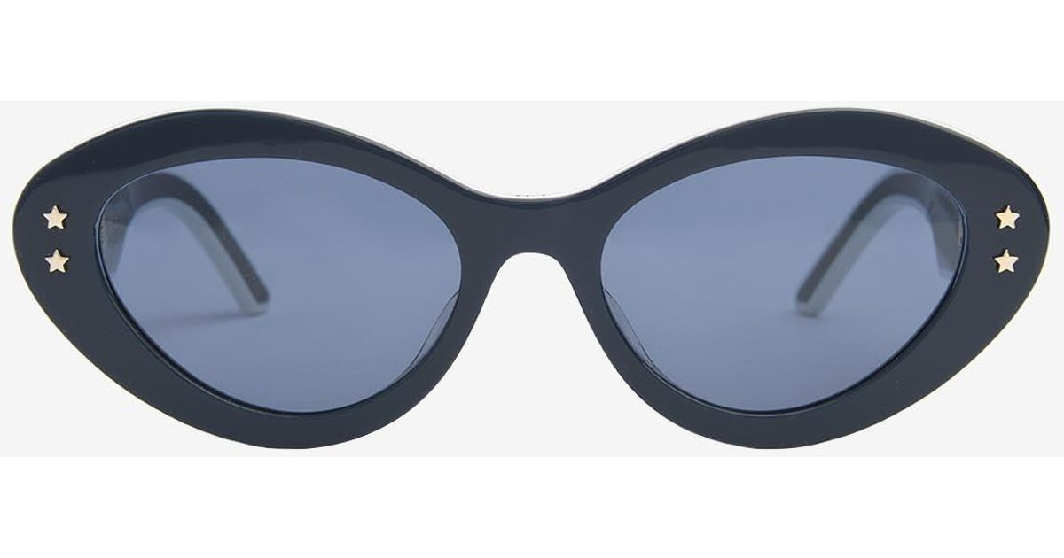 Dior Pacific Oval Sunglasses In Blue Lyst
