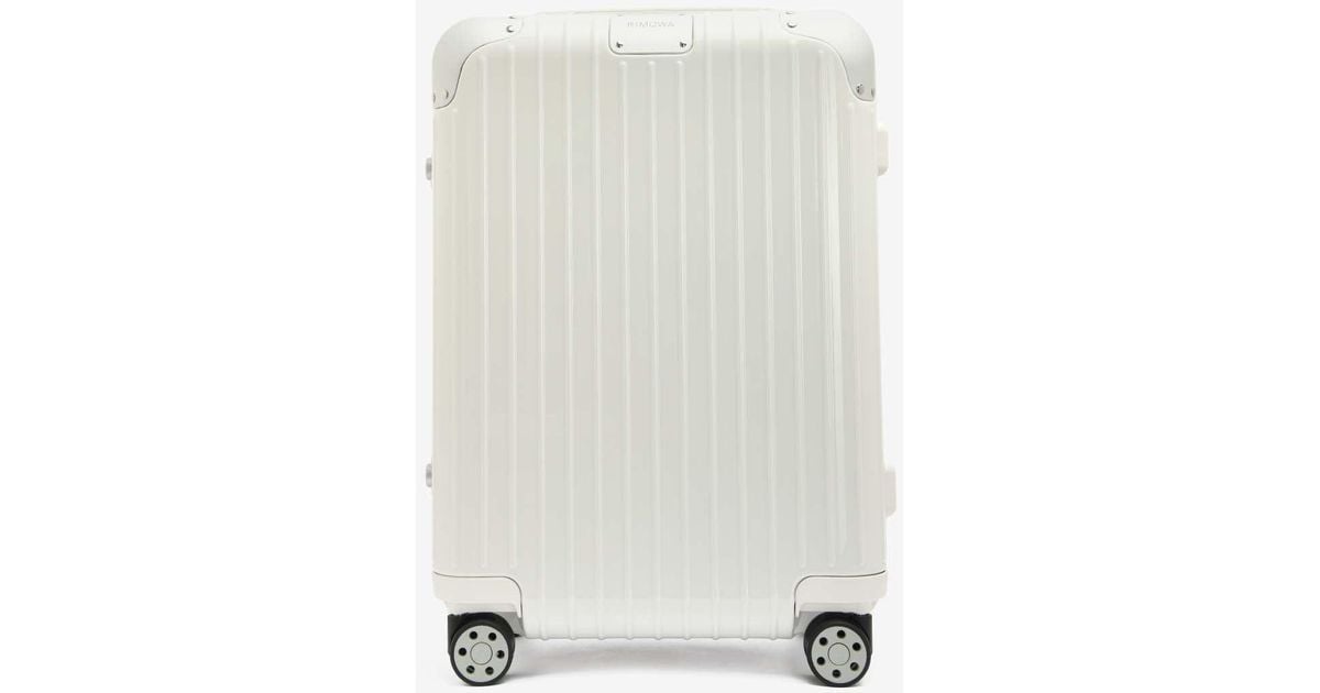 RIMOWA Hybrid Cabin Carry-On Suitcase in White | Lyst