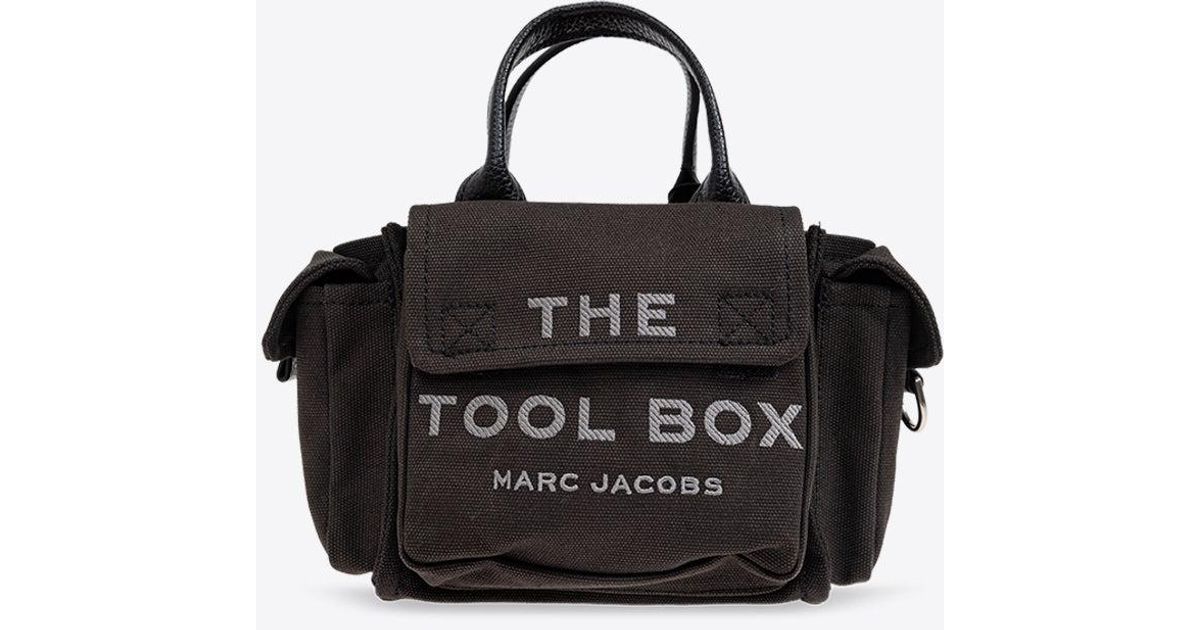 Marc Jacobs The Tool Box Mini Tote Bag in Black | Lyst