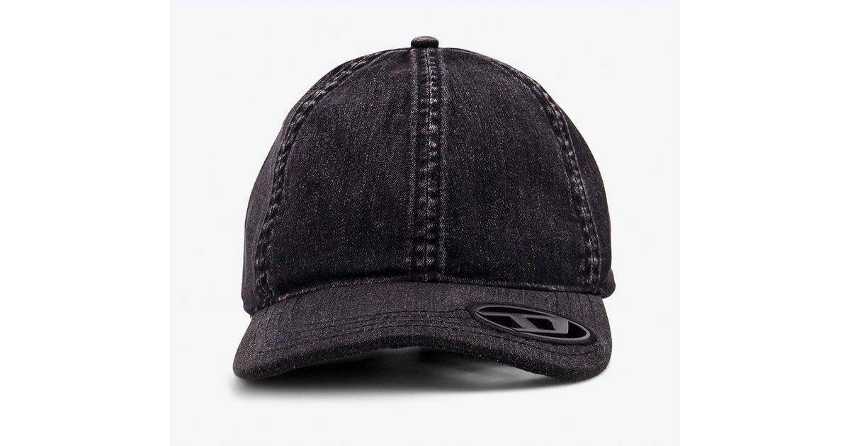 DIESEL C-Ewan Faded Denim Cap in Blue for Men | Lyst
