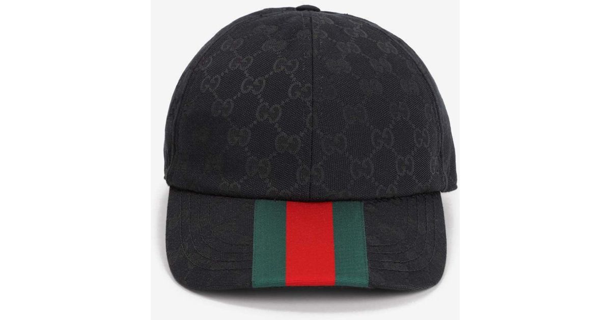 Gucci Gg Signature Web Cap in Blue for Men | Lyst