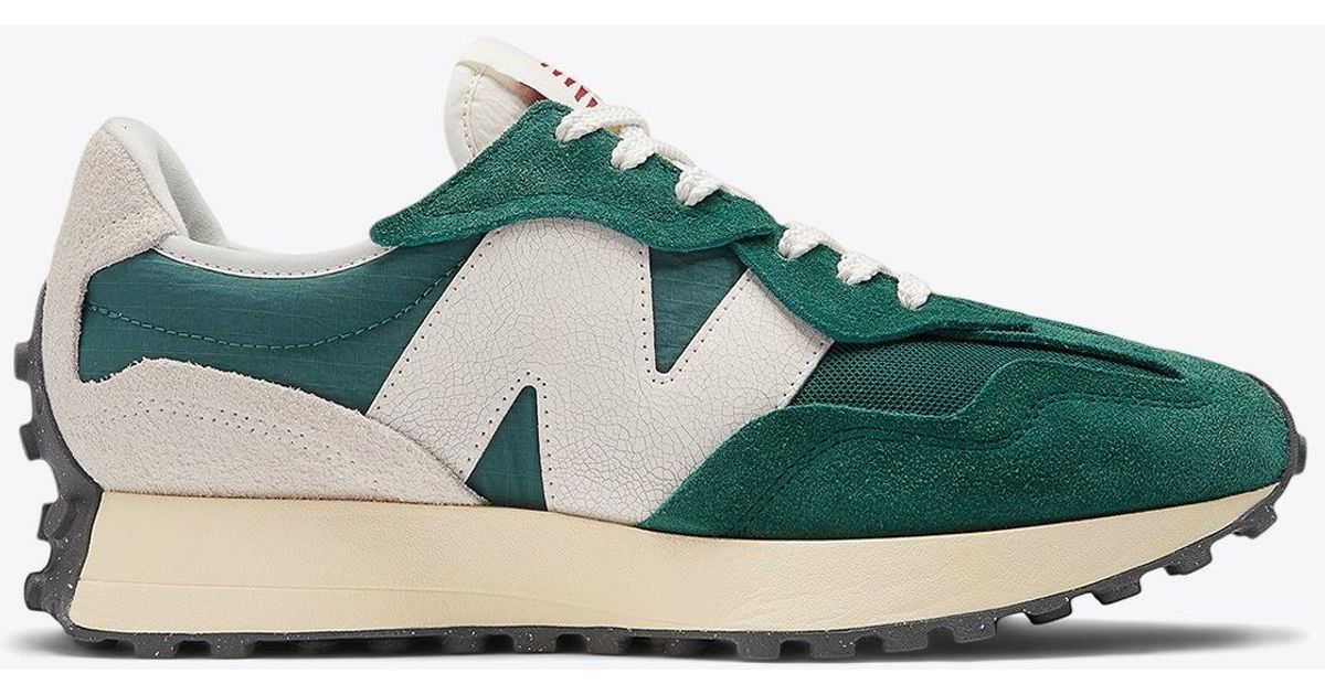 New Balance 327 Low-Top Sneakers in Green | Lyst