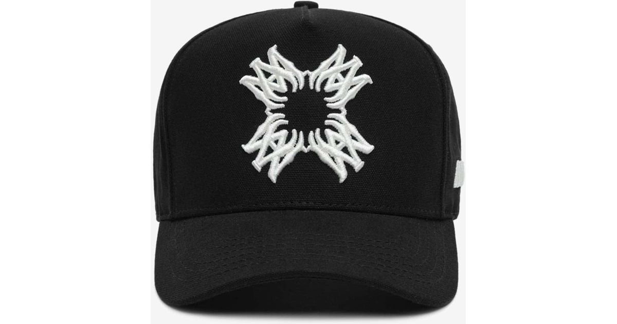 Amiri Ma Quad Embroidered Cap in Black for Men | Lyst