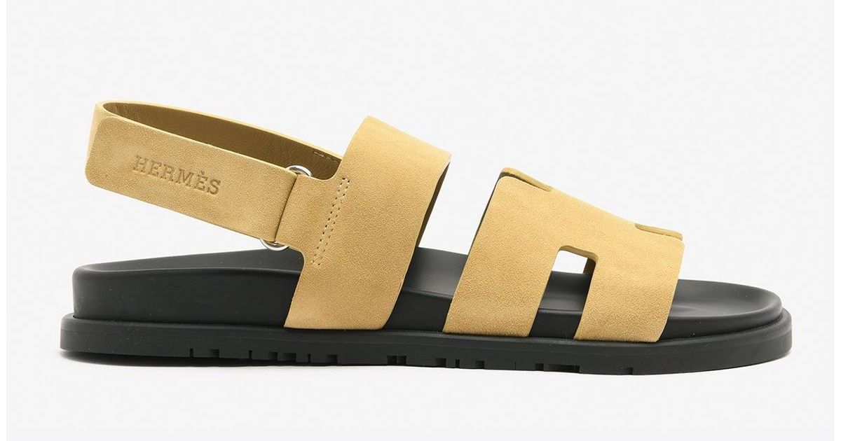 Hermès Genius Sandals in White for Men | Lyst