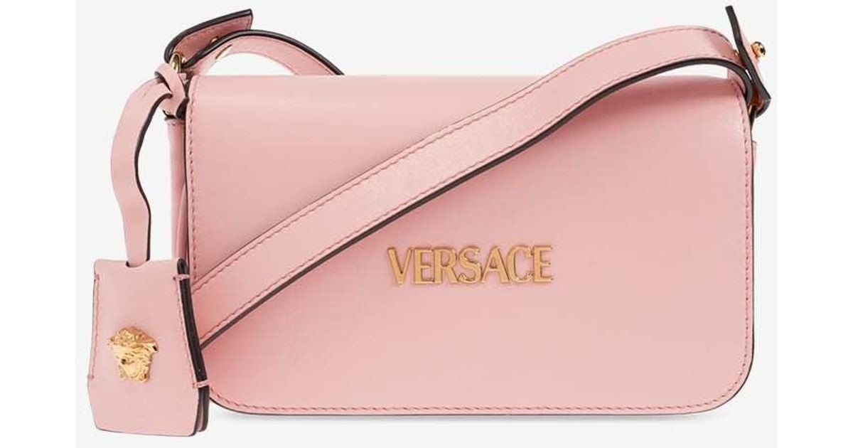Versace Mini Medusa 95 Crossbody Bag in Pink | Lyst
