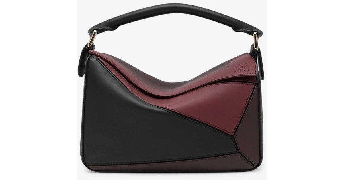 Loewe X Josef Albers Small Puzzle Bag in Blue | Lyst