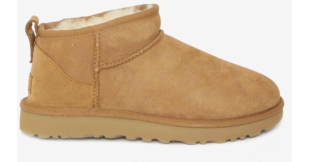 UGG Classic Ultra Mini Snow Boots in Brown | Lyst