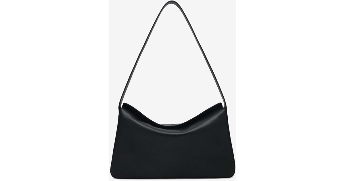 Aesther Ekme Soft Baguette Leather Shoulder Bag in Black | Lyst