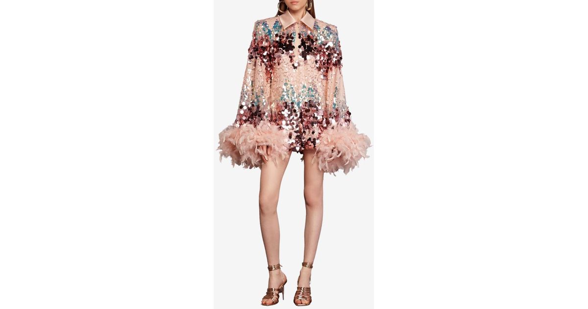 Bronx and Banco Farah Rose Sequins Mini Dress in Red | Lyst Bronx and Banco Farah Rose Sequins Mini Dress in Red | Lyst