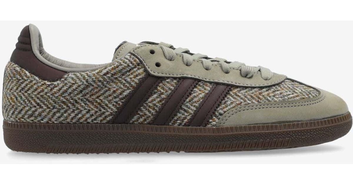 adidas Originals Samba Og Low-Top Tweed Sneakers in Gray for Men | Lyst