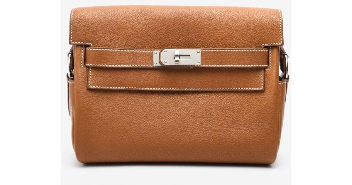 Hermès Kelly Messenger Pm in White | Lyst