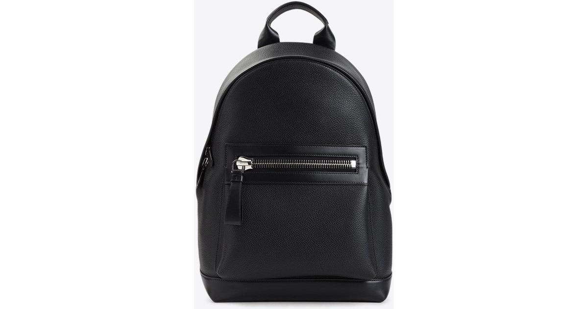 Tom Ford Leather Backpack in Black for Men | Lyst