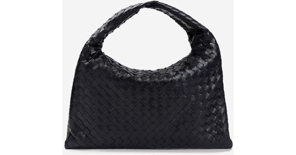 Bottega Veneta Small Hop Top Handle Bag in Blue | Lyst