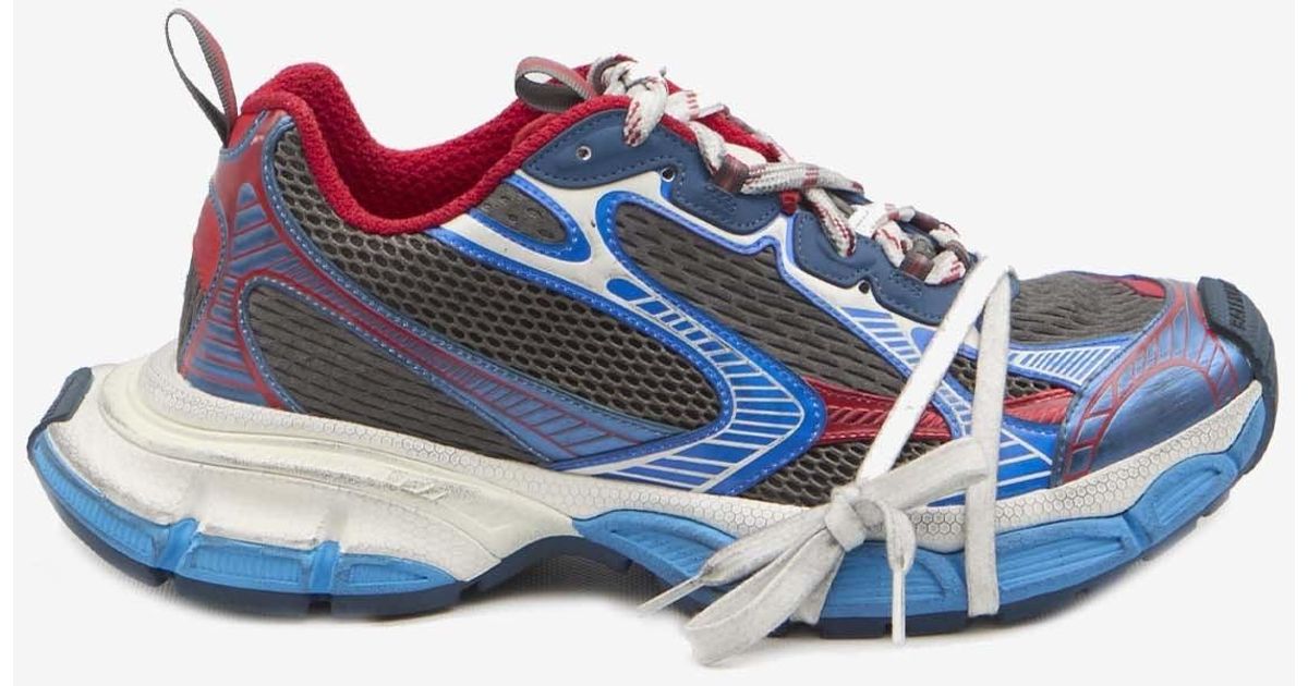 Balenciaga 3Xl Worn-Out Low-Top Sneakers in Blue for Men | Lyst