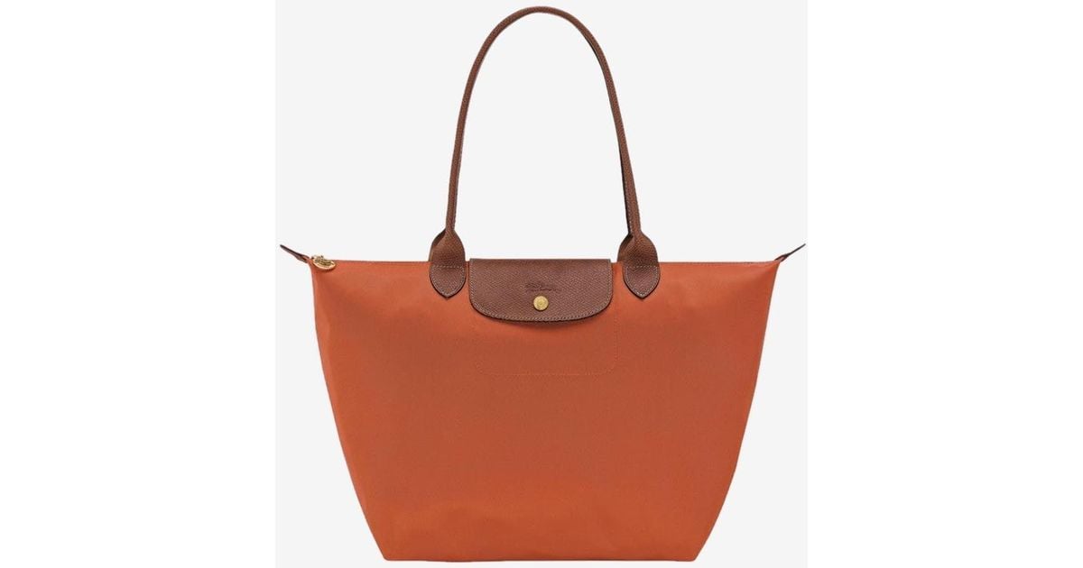 Longchamp Large Le Pliage Original Tote Bag in Red | Lyst