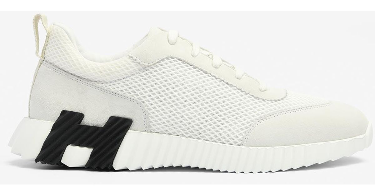 Hermès Bouncing Low-top Sneakers in White for Men | Lyst