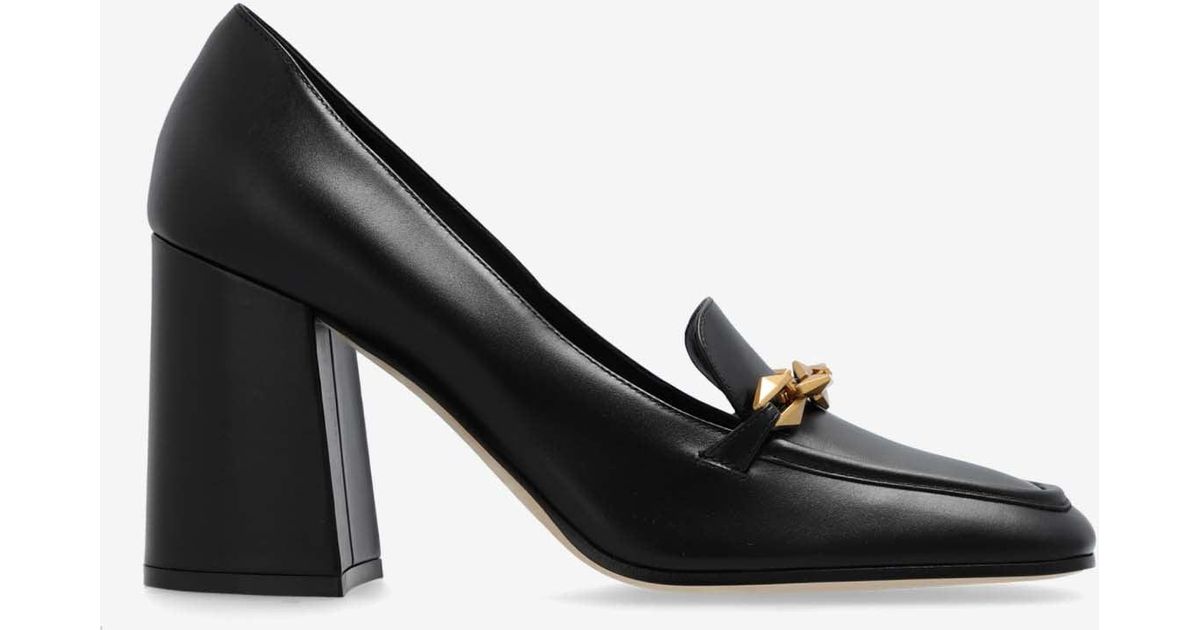 Jimmy Choo Diamond Tilda 85 Calf Leather Pumps in Black | Lyst