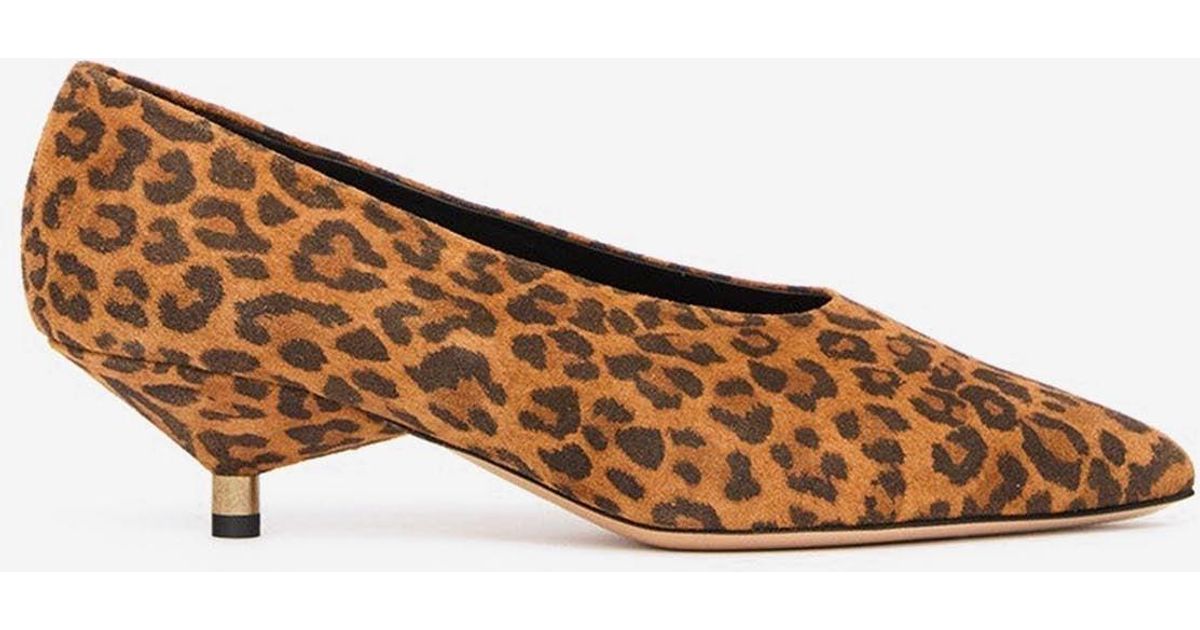 Isabel Marant Ebisa 45 Leopard Print Pumps in Brown | Lyst Canada