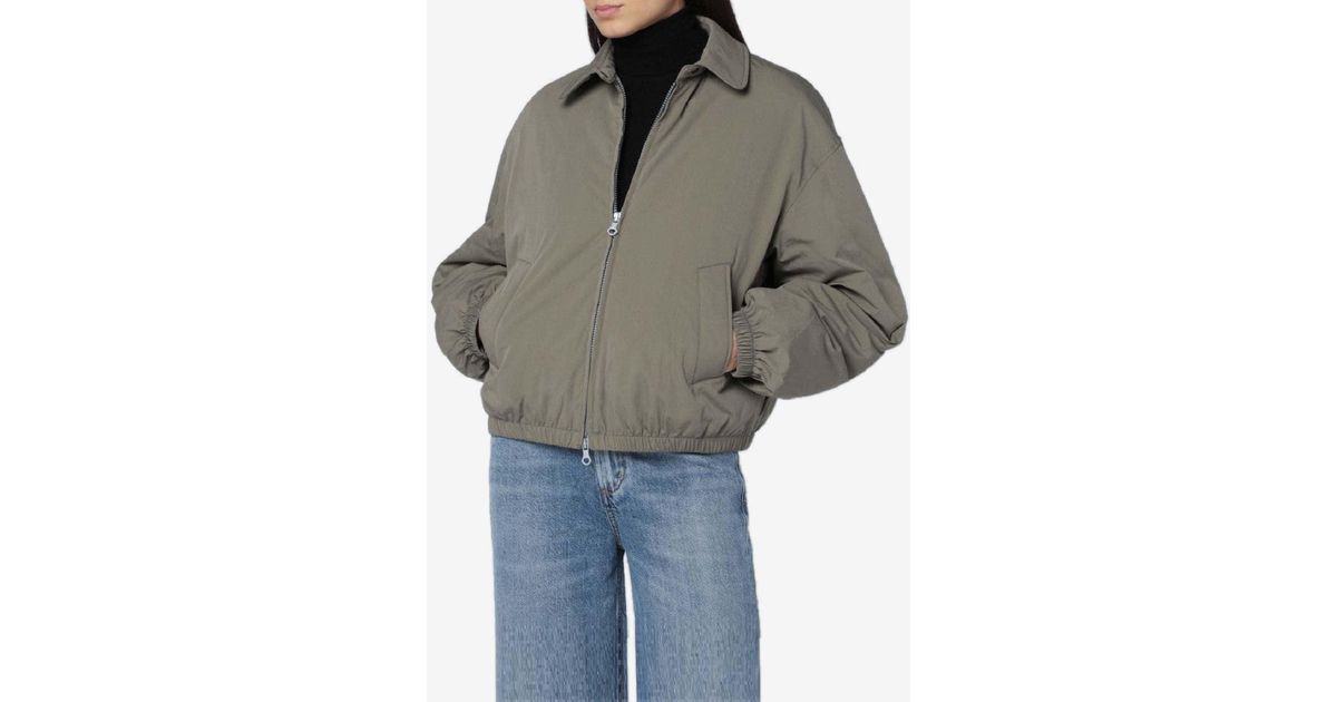 Our Legacy Boxy Zip-Up Jacket in Gray | Lyst