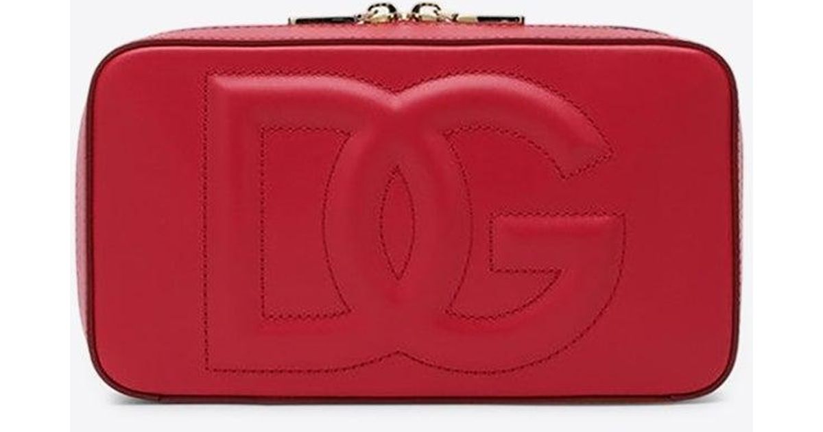 Dolce & Gabbana Small Dg Logo Crossbody Bag in Red | Lyst