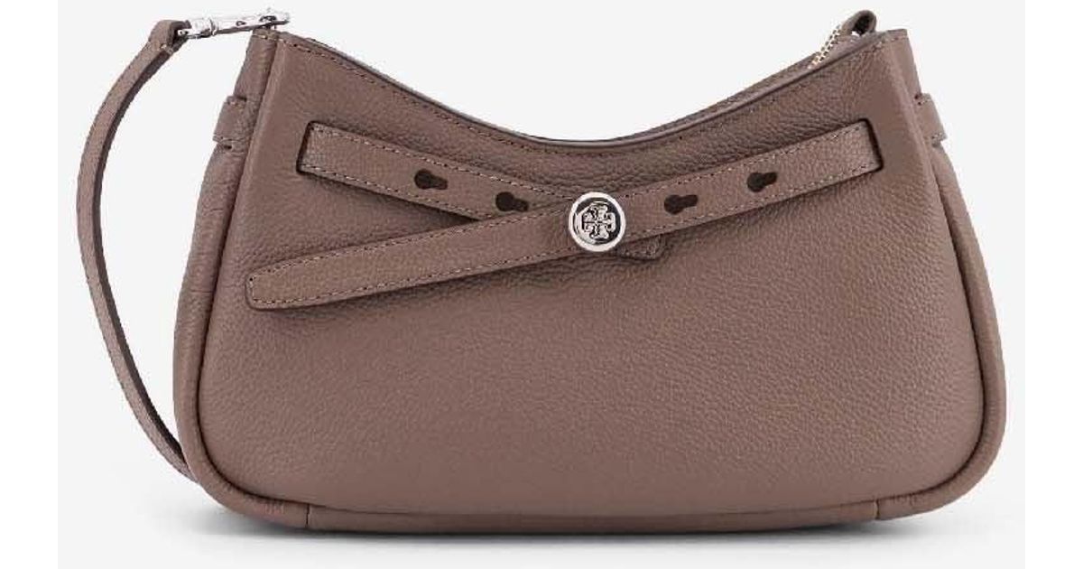 Tory Burch Romy Crossbody Bag in Brown | Lyst