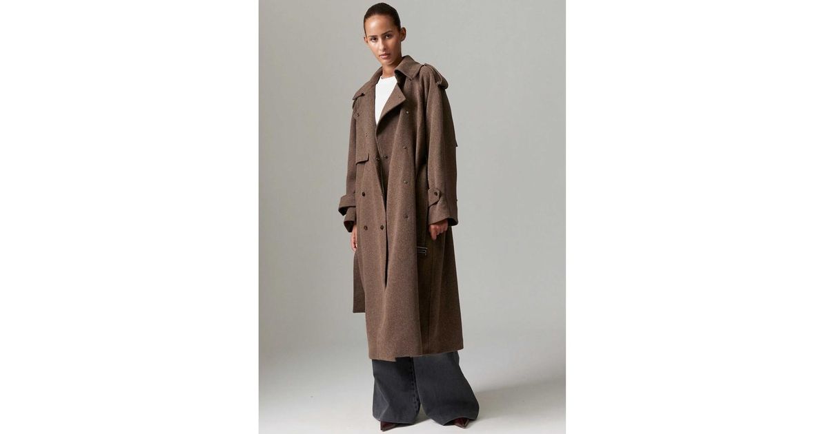Day Birger et Mikkelsen Lynn Maxi Coat in Grey | Lyst UK