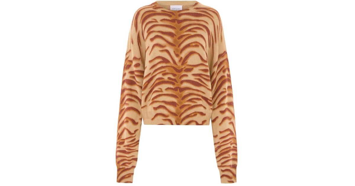 Hayley Menzies Debbie Cashmere Jumper in Natural | Lyst UK