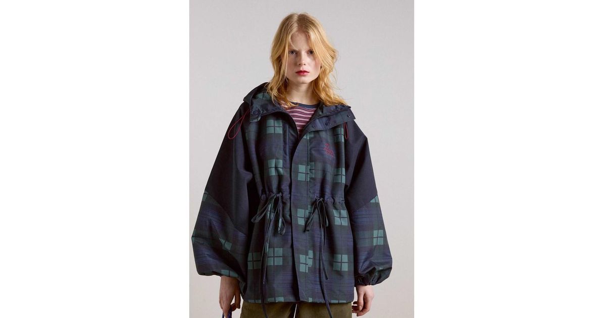 Damson Madder Liu Raincoat in Blue | Lyst UK