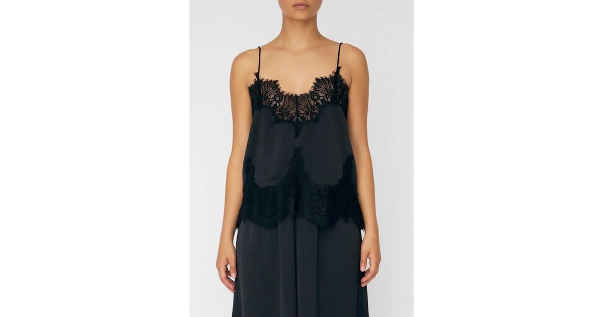 Stella Nova Delicate Lace Top in Blue | Lyst UK