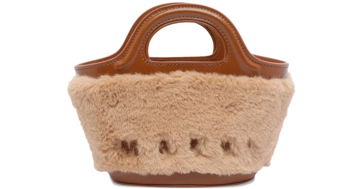 Marni Mini Bag in Brown | Lyst UK