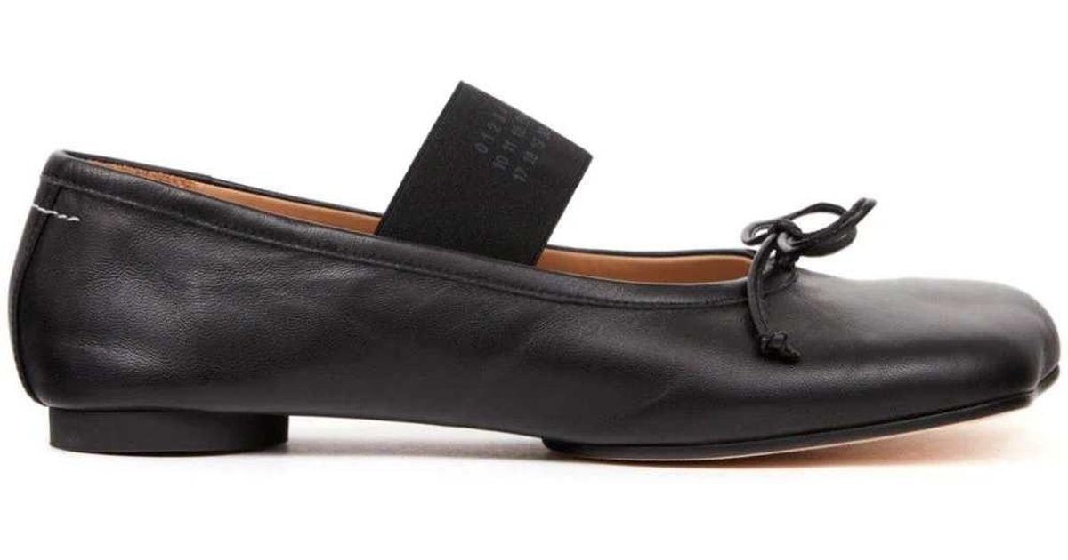 MM6 by Maison Margiela Ballet Flats With Anatomic Numbers Motif in ...
