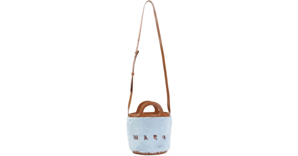 Marni Mini Bag With A Refined Finish in White | Lyst UK