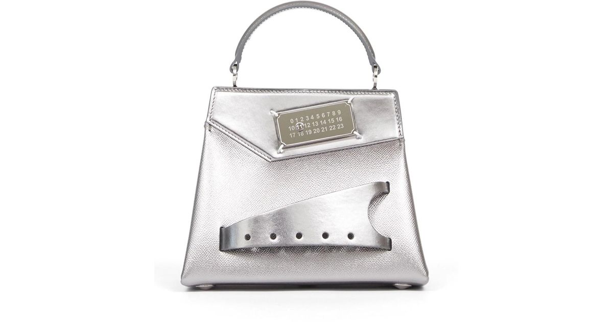 Maison Margiela Snatched Small Handbag in White | Lyst UK