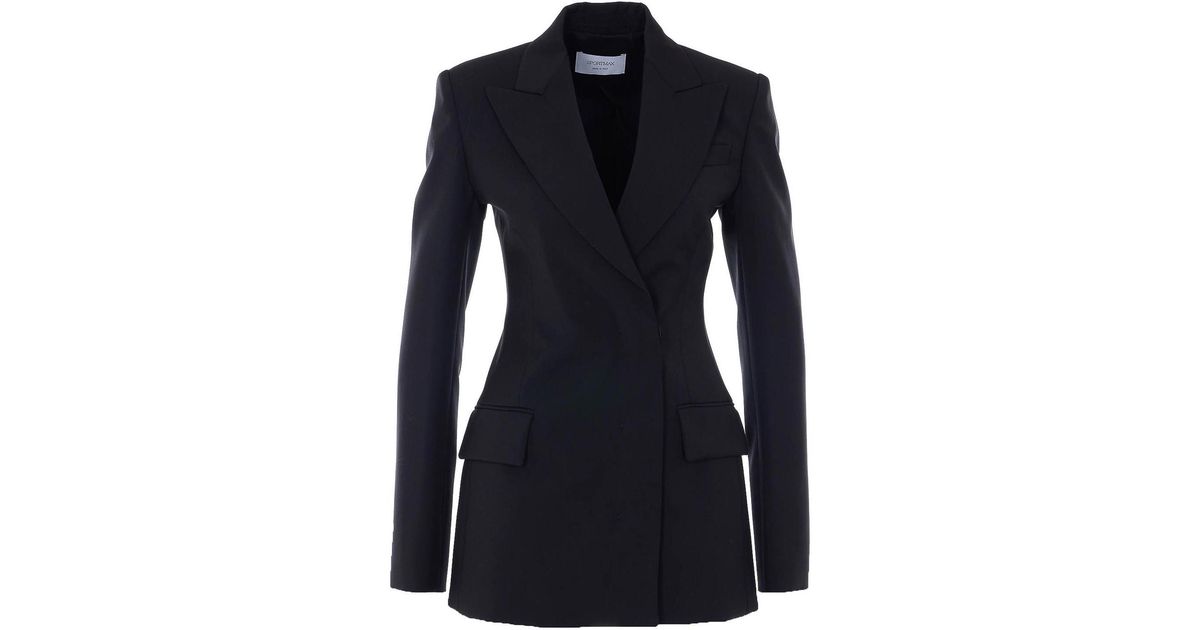 Sportmax Fate Jacket in Blue | Lyst