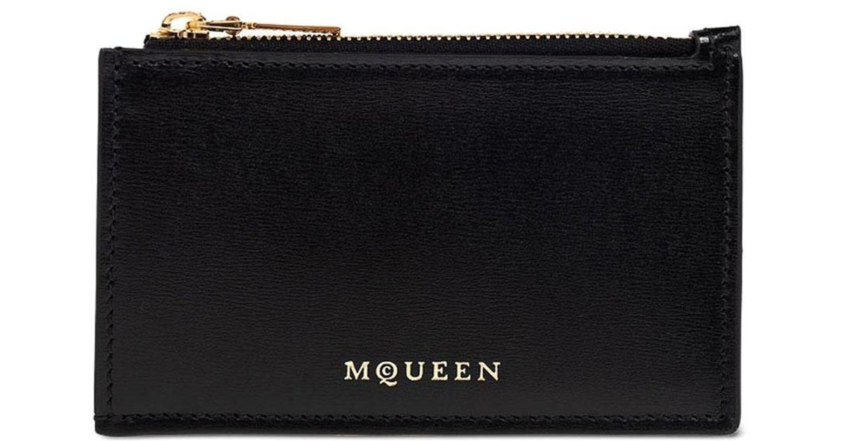 McQueen Wallet in Black | Lyst UK