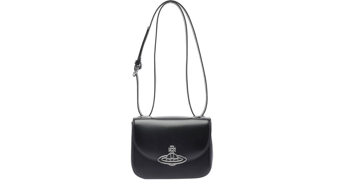 Vivienne Westwood Linda Crossbody Bag in Black | Lyst