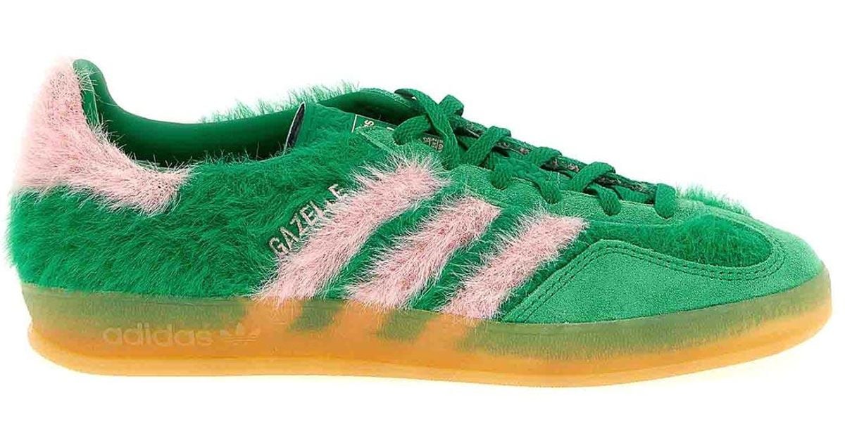 adidas Originals Gazelle Indoor Sneakers in Green | Lyst UK