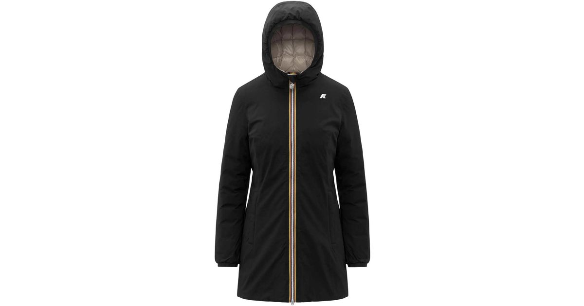 K-Way Jacket in Black | Lyst UK